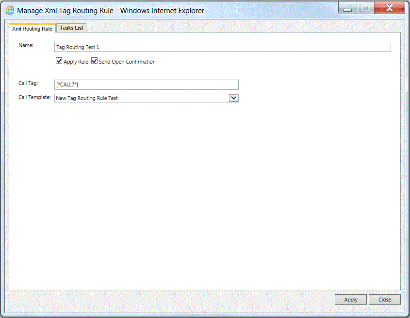 Tag Routing Overview